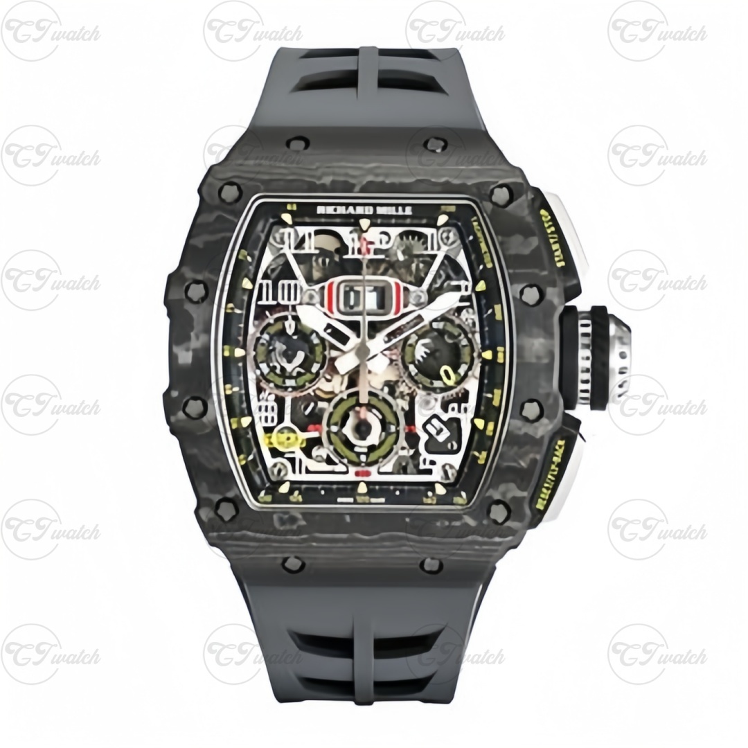 Richard Mille RM 38-01 /11-02 Bubba Watson Tourbillon Golf Watch Carbon ...