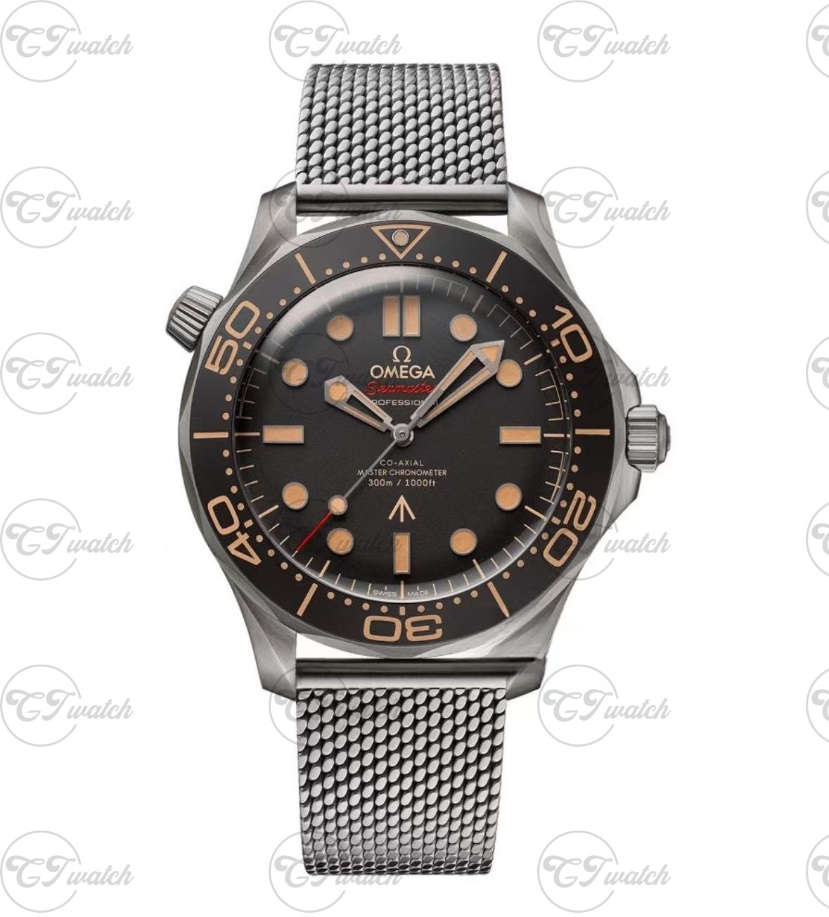 Omega Seamaster Diver 300M 007 Edition Titanium Case Super Clone ...
