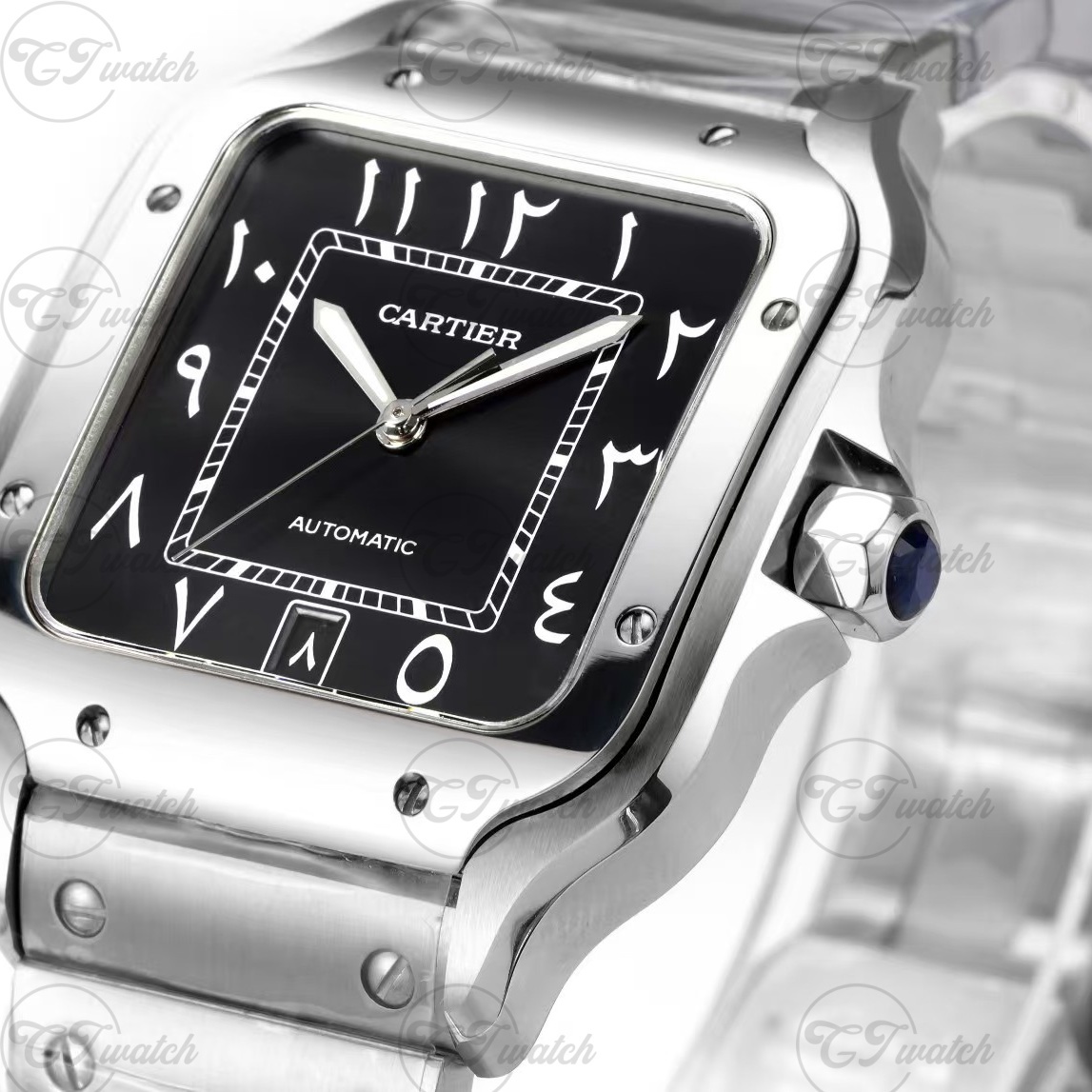 Cartier Santos Automatic Watch - Swiss Movement, 48H Power